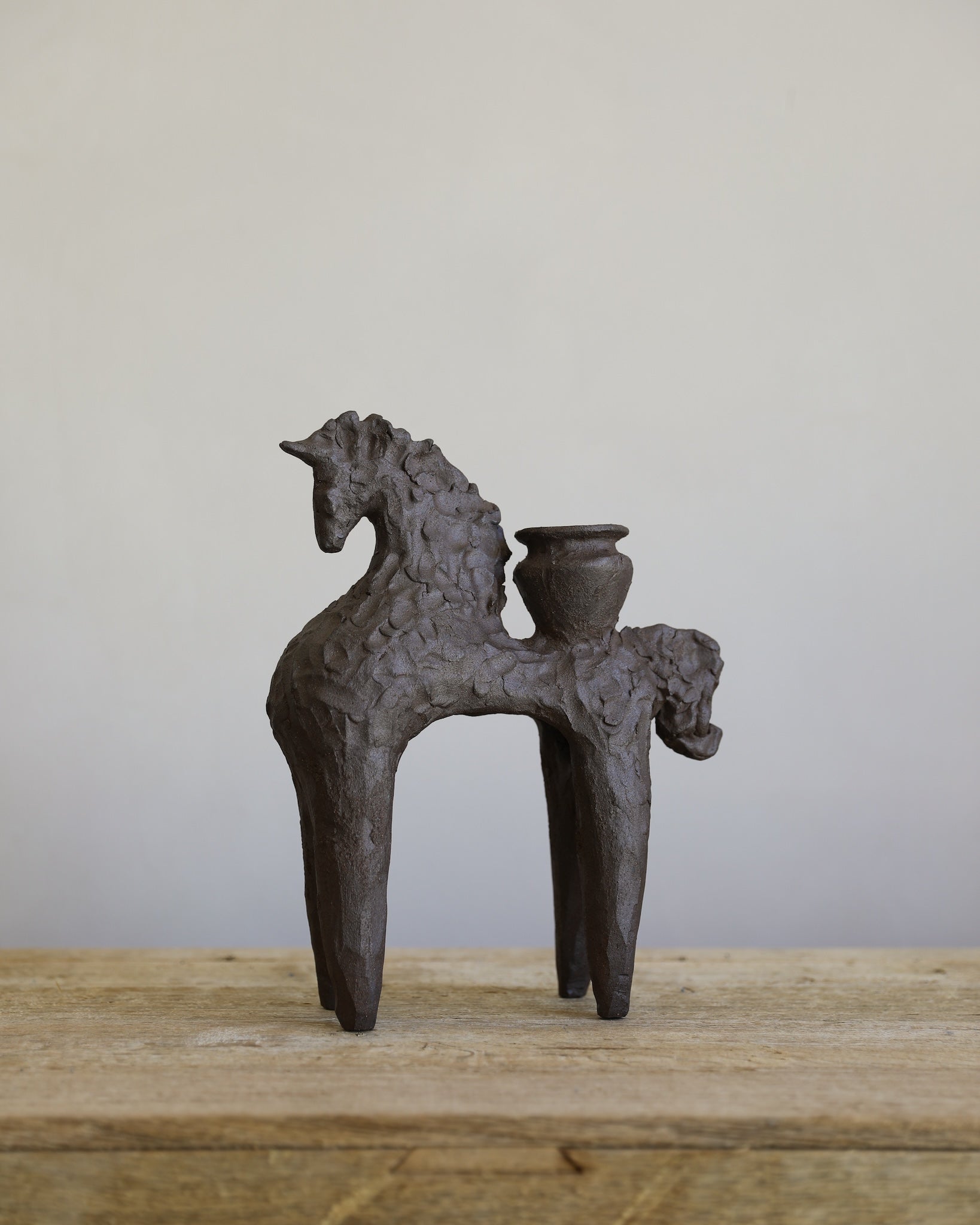 Horse with Pot Candleholder | Haus of Hommeboys